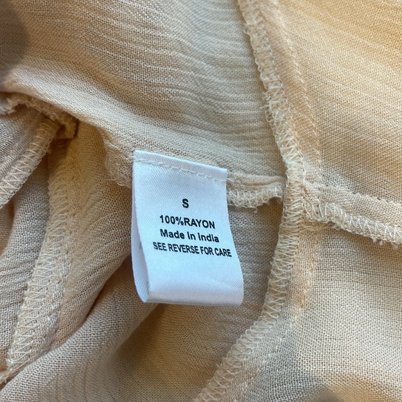 Love Sam | Tops | Nwot Love Sam Dusty Rose Raw Threaded Multi Tiered ...